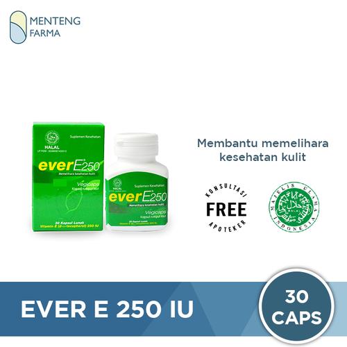 Jual Ever E 250 IU 30 Kapsul - Suplemen Vitamin E untuk Kesehatan Kulit ...
