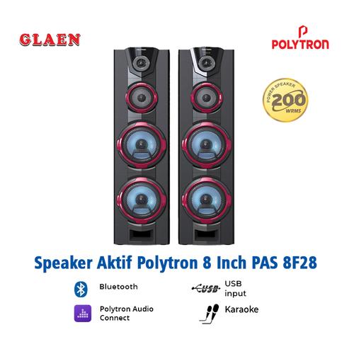 Jual Speaker Aktif Karaoke Polytron 8 inch PAS 8F28 Bluetooth Super ...
