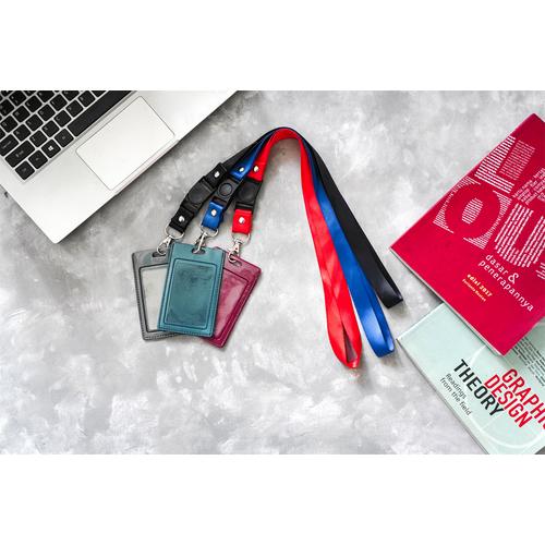 Jual Id Card Holder Kulit / Name Tag Kulit / Casing Id Card Kulit / Id ...