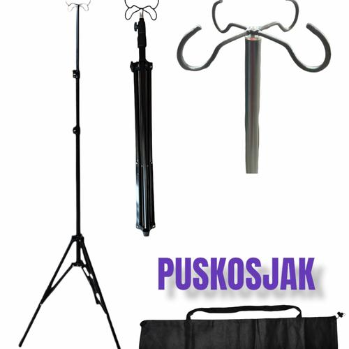 Jual TIANG INFUS PORTABLE 4 PENGAIT + TAS - Kota Tangerang - Puskosjak ...