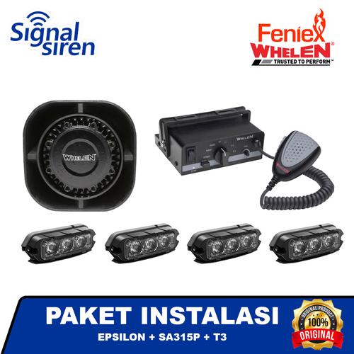 Jual PAKET INSTALASI WHELEN EPSILON + WHELEN SA315P + FENIEX T3 ...