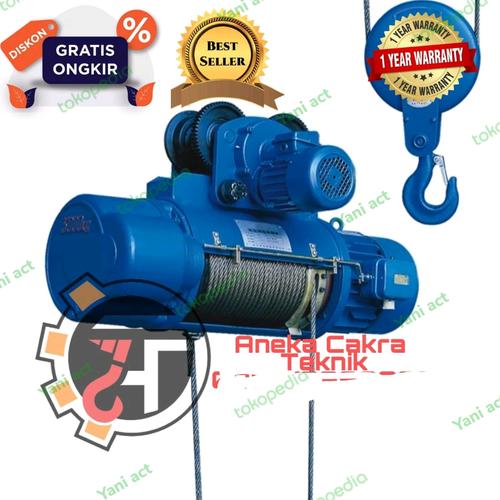 Jual electric wire rope hoist 10 ton x 12 meter Nagasaki JAPAN ...