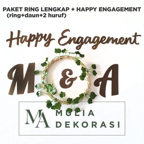 Jual Ring Rotan Lingkaran Dekorasi Backdrop Lamaran Nikahan + Inisial ...