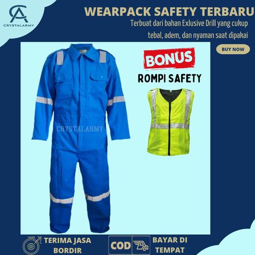 Jual WEARPACK / WEAR PACK / SAFETY MODEL TERUSAN - Merah, XL - Kab ...