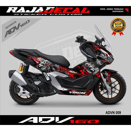 Promo MODIFIKASI STIKER DECAL ADV 160 - DECAL ADV 160 MOTIF VENOM ADVN ...