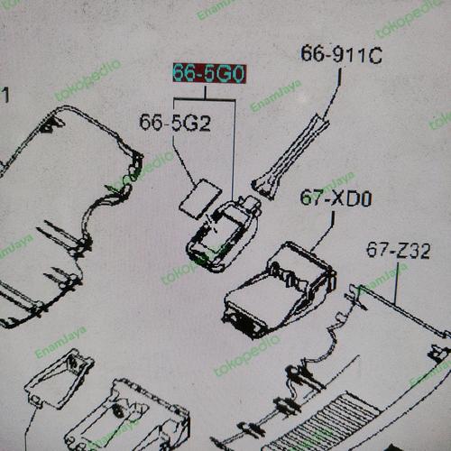 Jual Mazda Genuine Parts Rain Sensor Mazda 2 DE / CX5 KE / 6 GJ 665G0 ...