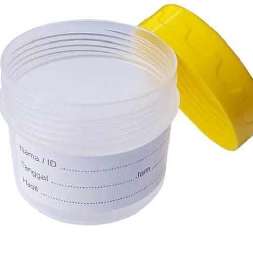Jual Pot Plastik 60ml Container Sampel Urin Sputum Non Steril Plus ...