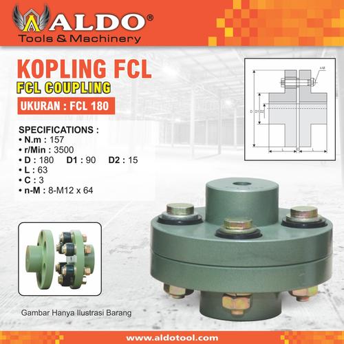 Jual KOPLING FCL / COUPLING / SAMBUNGAN DINAMO / CONNECTING MERK ALDO ...