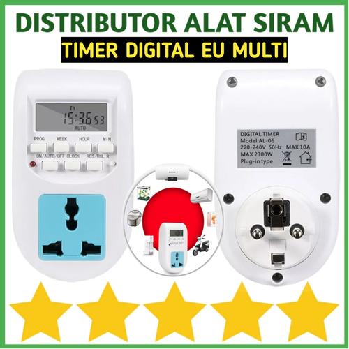 Jual TIMER DIGITAL SWITCH LISTRIK STOP KONTAK CONTROLLER EU MULTI ...