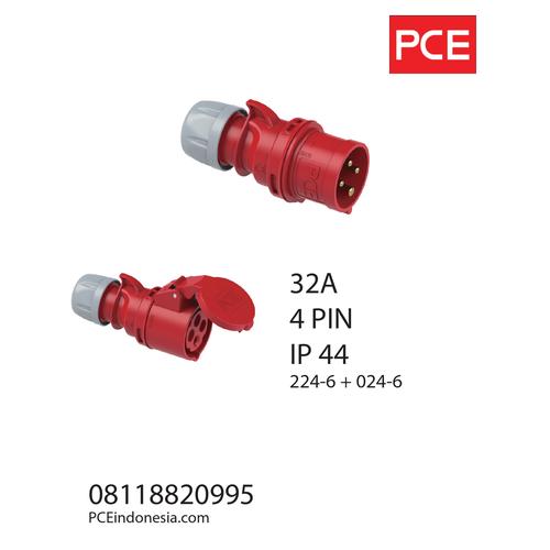 Jual PCE 1 Set Plug Connector Socket 32A 4PIN IP44 - Kab. Tangerang - PCE Indonesia | Tokopedia