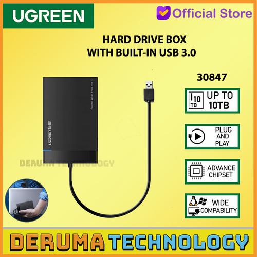 Jual UGREEN Casing HDD SSD Enclosure Eksternal Hard Drive USB 3.0 2 ...
