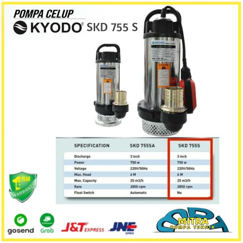 Jual Pompa Celup KYODO SKD 755 S | Manual 3 Inch | 750 WATT - Jakarta ...