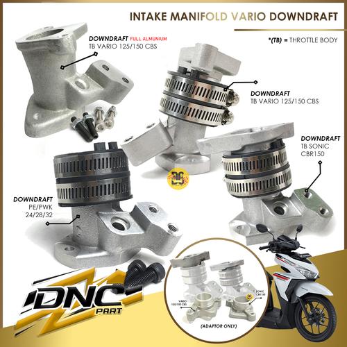 Jual INTAKE MANIFOLD MANIFUL MANIPOL DOWNDRAFT VARIO 125 VARIO 150 DNC ...