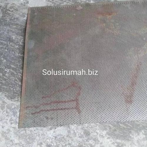Jual PLAT LUBANG BESI 08MM 25 x 50 CM POTONGAN PERFORATED BESI LBPK ...