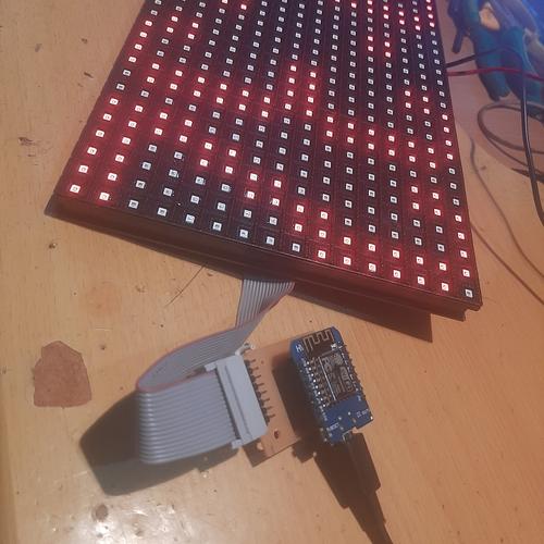 Jual KIT Arduino ESP8266 Wemos Wireless Module NTP Clock P10 Display ...