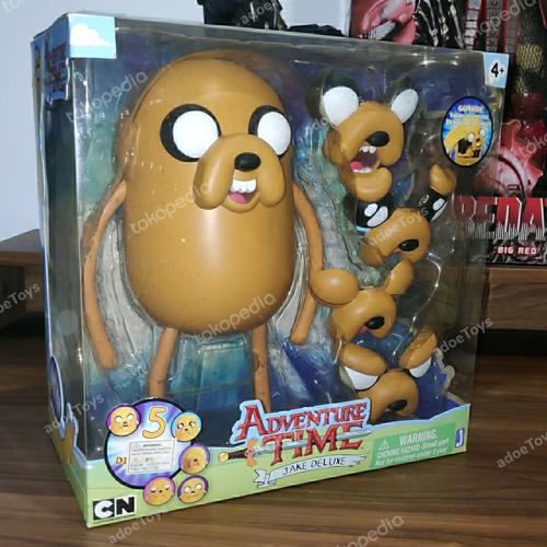 Jual JAKE DELUXE FIGURE Adventure Time Cartoon Network no finn miniso ...