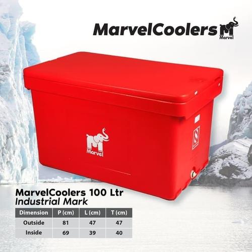 Jual COOLER BOX ICE 100 120 L Liter COOL BOX ES Kristal Cube MARVEL ...
