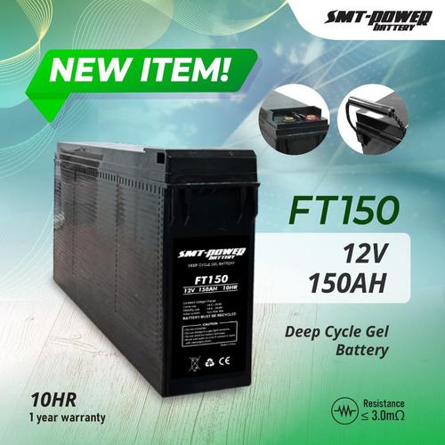Promo BATTERY SAMOTO FT150 - 12V 150AH 10HR FRONT TERMINAL / SOLAR ...