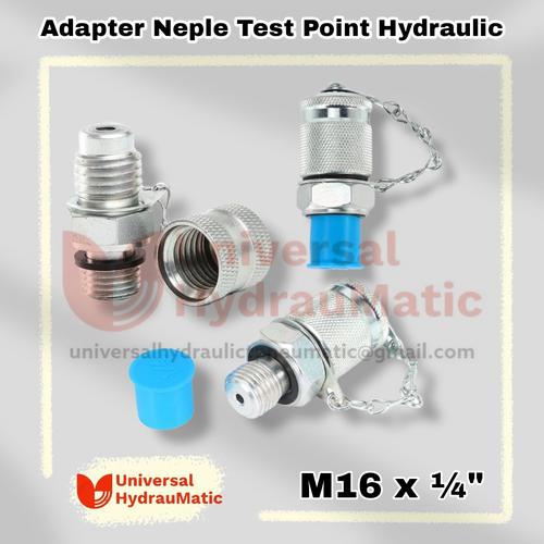 Jual Adapter Nepple Test Point Hydraulic M16 x 1/4" BSP - Jakarta Barat ...