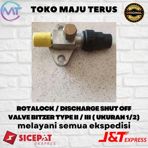 Jual rotalock / discharge shut off valve bitzer type II / III ( ukuran ...