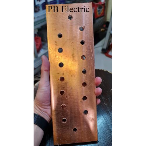 Jual Busbar Tembaga 16 Lubang / Busbar Full Tembaga / Busbar Tembaga ...