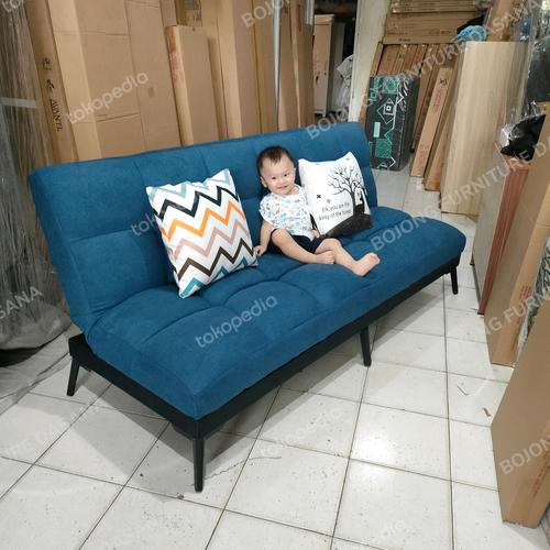 Jual sofa bed minimalis Eiffle 180 kaki besi - Abu tua - Kab. Tangerang ...