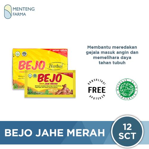 Jual Bejo Jahe Merah 12 Sachet - Sirup Herbal Untuk Masuk Angin ...