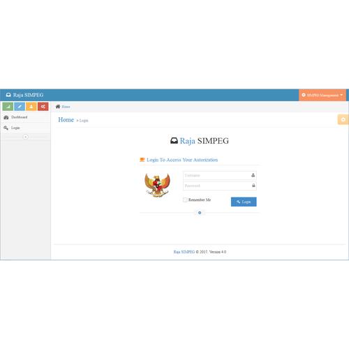 Jual Source Code Aplikasi SIMPEG Ver 4.0 Manajemen Kepegawaian Online - Kab. Cilacap - Raja ...