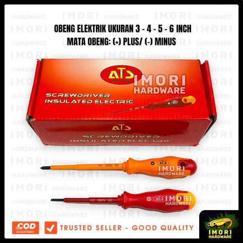 Jual ATS Obeng Elektrik 3456 Plus+-Minus Listrik Electric Screwdriver ...