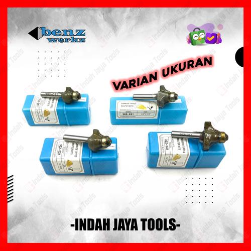 Jual BENZ BEADING Bit 3 5 6 8 10 12 mm Mata Router Profil Kayu Trimmer ...