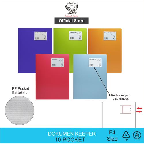 Jual EAGLE FILES Dokumen Keeper / Clear Holder / Display Book F4 10 ...