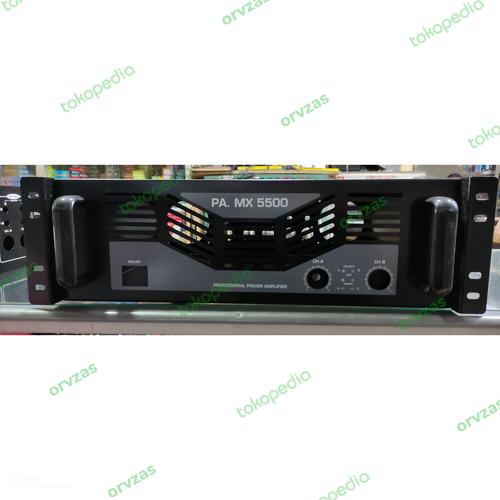 Jual BOX Power Amplifier Rakitan model Seri PA MX 5500 - Kota Medan ...