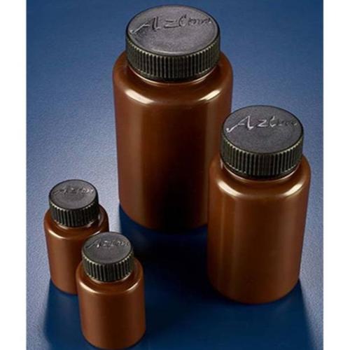 Jual Azlon BWP0250AP 250 ml Bottle Round Wide Neck Amber PP - Kab ...