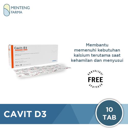Jual Cavit D3 Strip 10 Tablet - Suplemen Kebutuhan Kalsium - Jakarta ...
