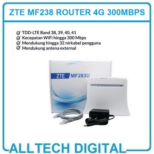 Jual ZTE MF283 Modem Wifi Router 4G 300Mbps Unlock All Operator - Kota ...