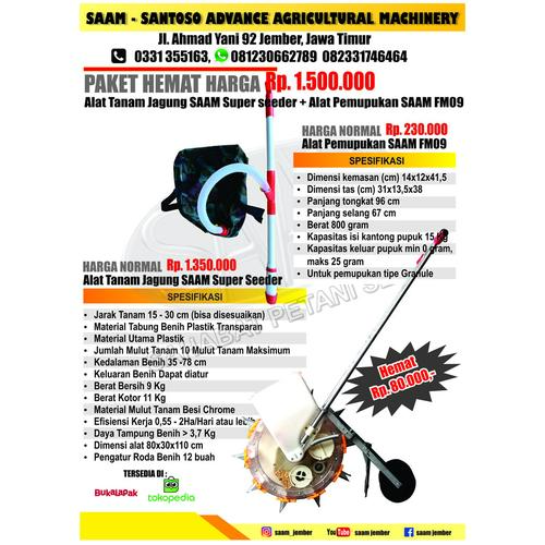 Jual Paket Alat Tanam Jagung Superseeder dan Alat Pemupuk FM09. - Kab ...