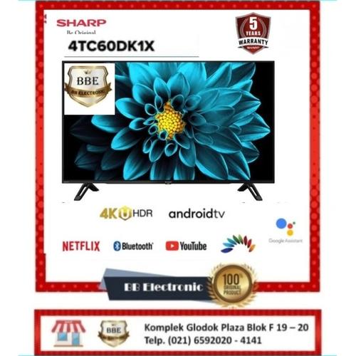 Promo SHARP LED TV ANDROID 60 Inch 4T-C60DK1X Cicil 0% 3x - Jakarta ...