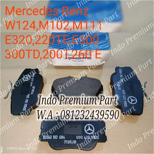 Jual Kampas Rem Depan Mercedes Benz W124 M102 M111 E320 220TE E300 Original - Jakarta Utara ...