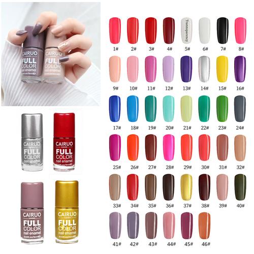 Promo [ PART 1 ] CAIRUO Full Color Nail Polish Kutek Cat Kuku Glosy ...