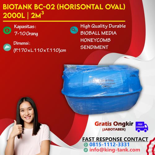 Jual BIOFIL BIOTANK BIOTECH Horisontal 2000 Liter / 2m3 - Kab ...