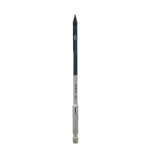 Jual Bosch 6mm Mata Bor Kayu Kipas Spade Bits Self Cut Hex Shank ...