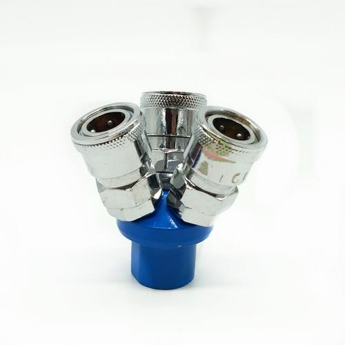 Jual Quick Coupler SMV 2 Cabang 2 3 Way Splitter Selang Kompresor Angin ...