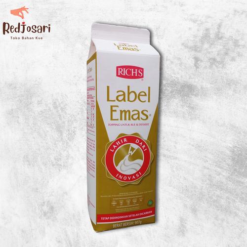 Jual RICH GOLD LABEL WHIPPING CREAM 907gr - Kota Semarang - Torta Store ...