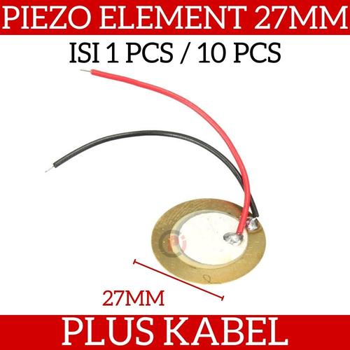 Jual Piezoelectric Piezo Sensor 27mm 27 mm plus dengan kabel - Kota ...