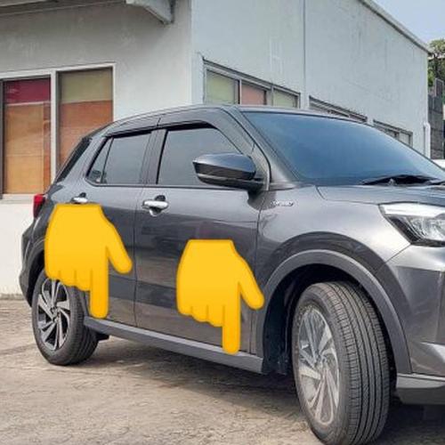 Jual Side skirt Cover Trisplang Bodykit samping toyota raize original ...
