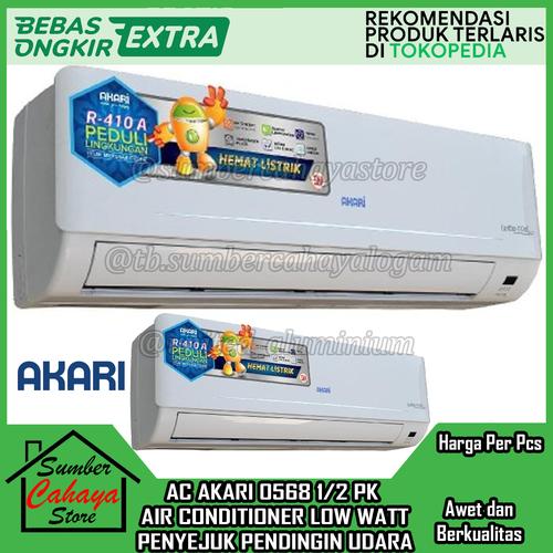 Promo AC AKARI 1/2 PK 0568GLW LOW WATT WAT Split Air Conditioner ...