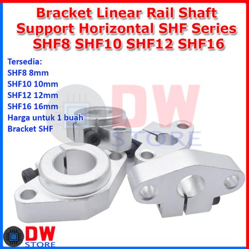 Jual Bracket Liniear Rail Support Horizontal SHF SHF8 SHF10 SHF12 SHF16 ...