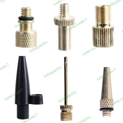 Jual Adaptor adapter pompa angin sepeda, bola, pentil sepeda 3 pcs ...