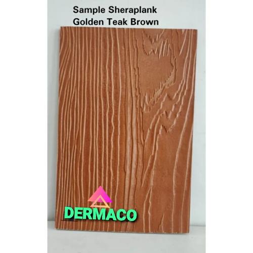 Jual CONTOH SHERA PLANK GOLDEN TEAK BROWN 20 x 30CM - Kota Bekasi ...