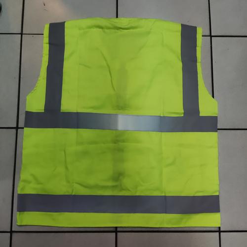 Jual Rompi Kerja Proyek Bahan Dril / Rompi Safety Warna Hijau Stabilo ...